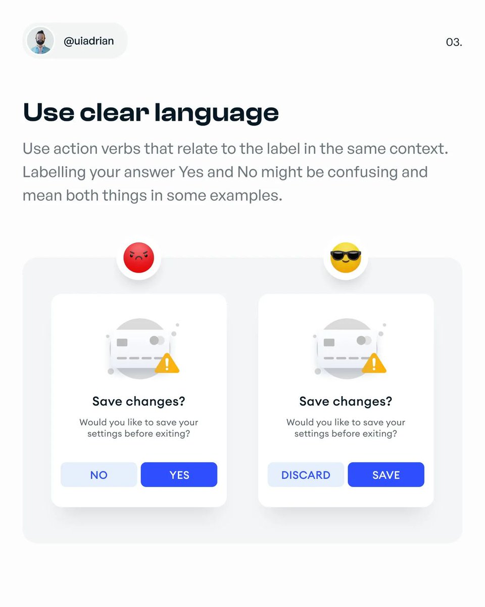 How to improve your UI designs 👇 - Thread from UI Adrian @uiuxadrian - Rattibha