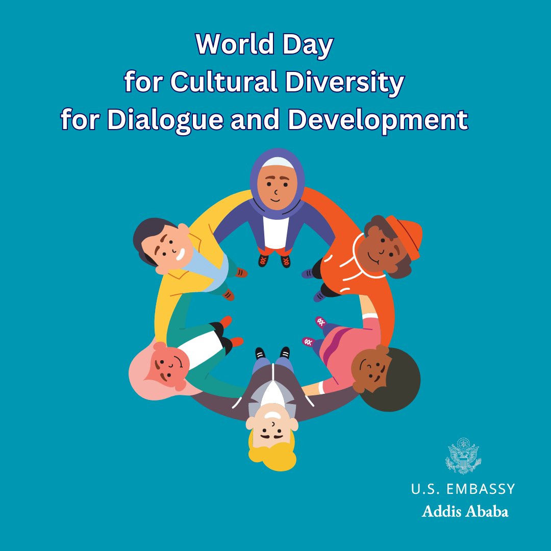 U.S. Embassy Addis on Twitter: "The World Day for Cultural Diversity ...
