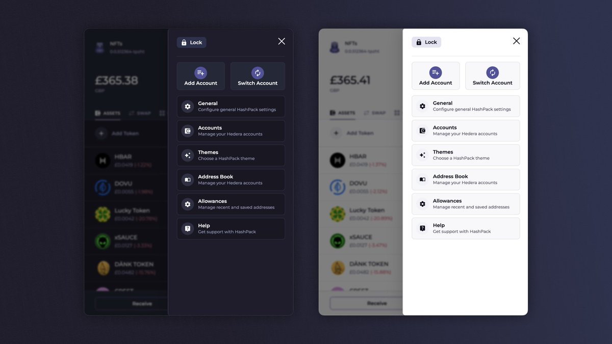 Hashpack Wallet On Twitter Hashpack V8 1 0 Light Theme Is Now