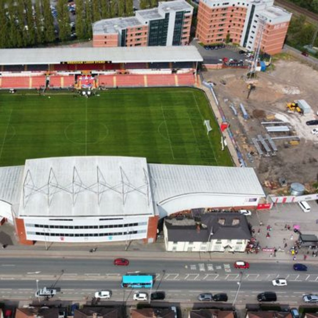 Wrexham Afc Brasil 🇧🇷 On Twitter 🏗️ Trabalho Na Nova Arquibancada Do