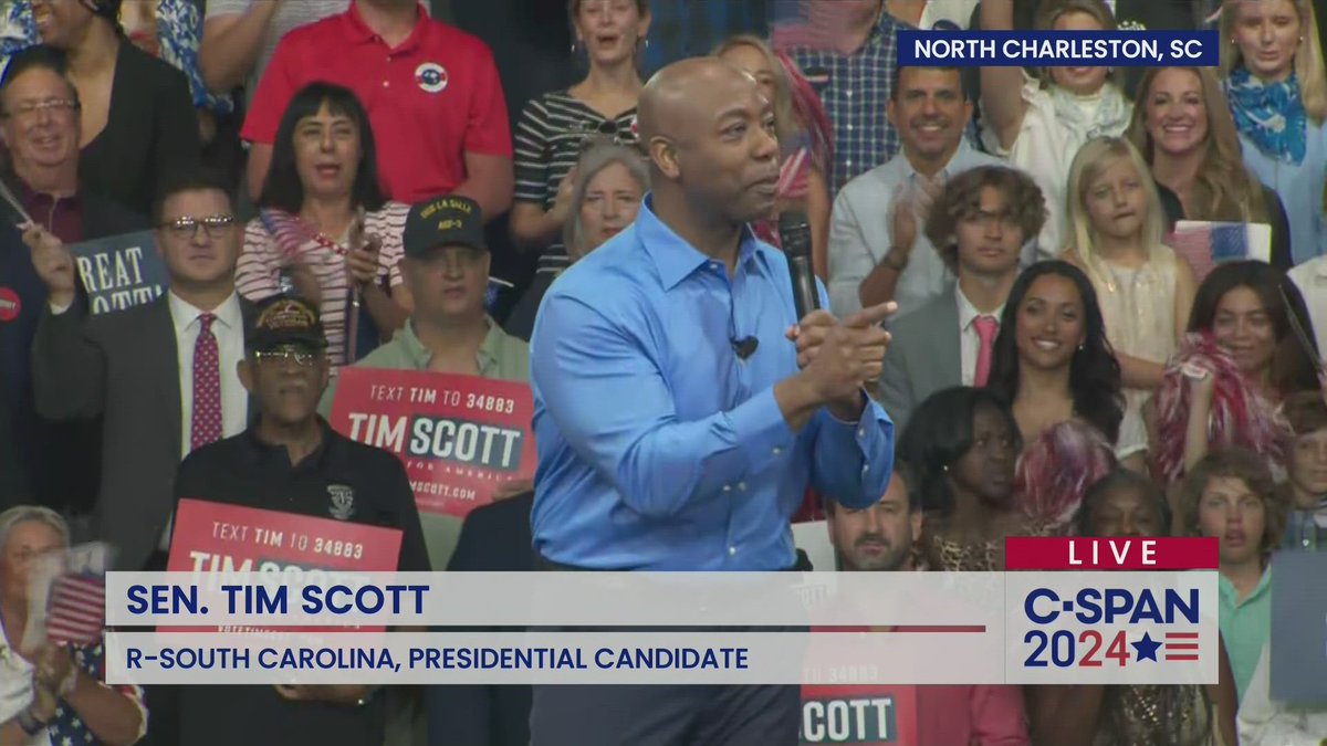 Cspan On Twitter Sen Tim Scott R Sc Announces Presidential