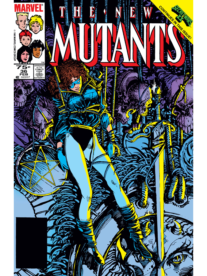 Classic X Men On Twitter New Mutants 36 Cover Dated February 1986