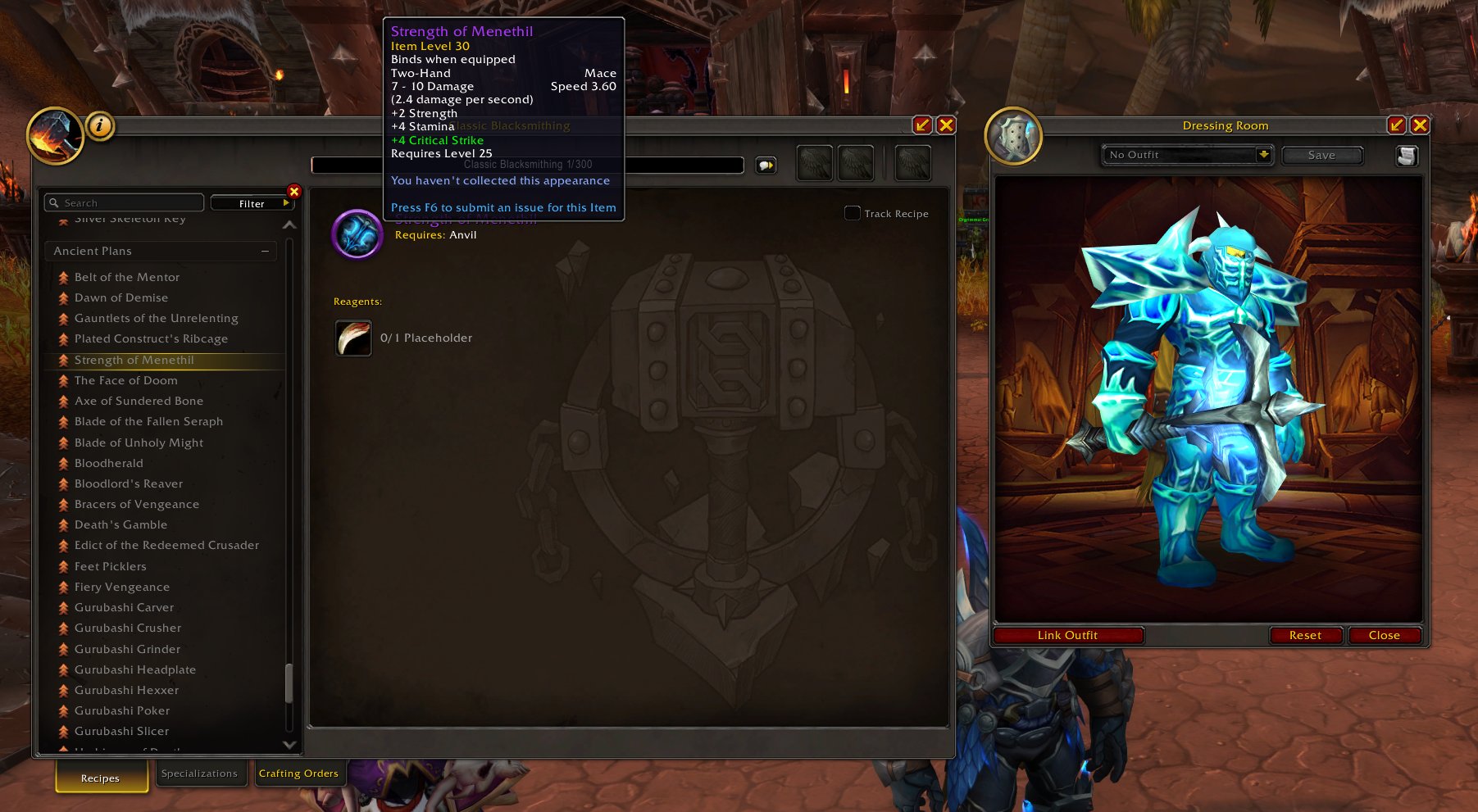 MrGM on Twitter: "In 10.1.5 you'll be able to craft the Icebane Set from Classic Naxxramas and ...