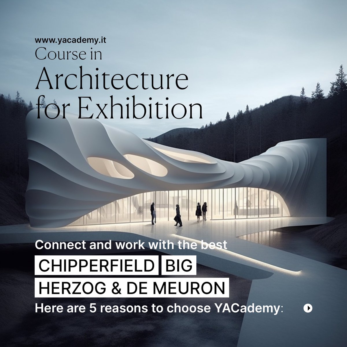 Parametricarchitecture On Twitter Would You Like To Design Museums Galleries And Cultural