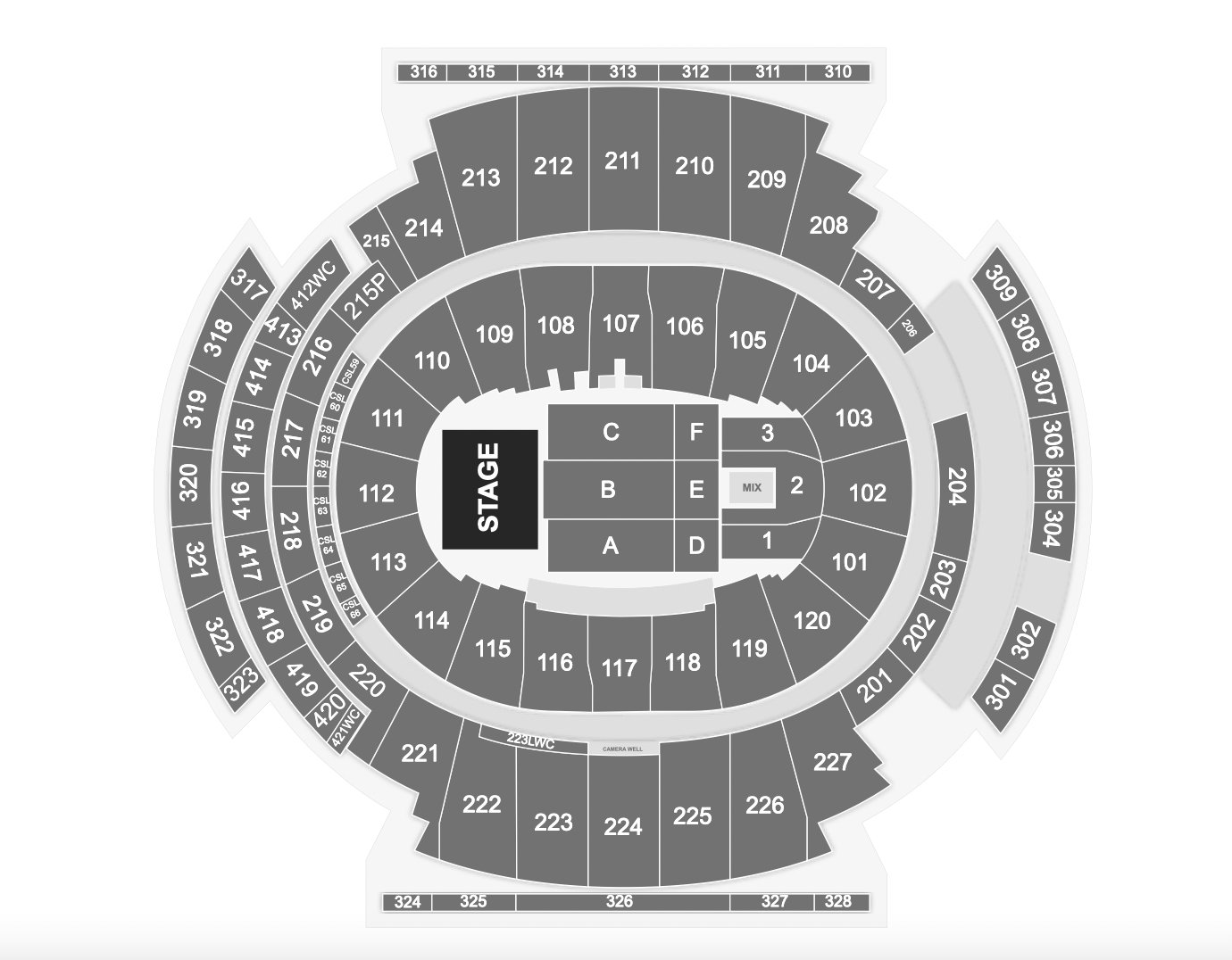 Msg Seating Map