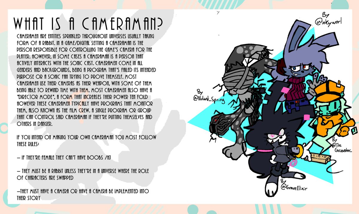 plushie (comms open 3/∞ slots) on Twitter: "I think I should make a cameraman….."