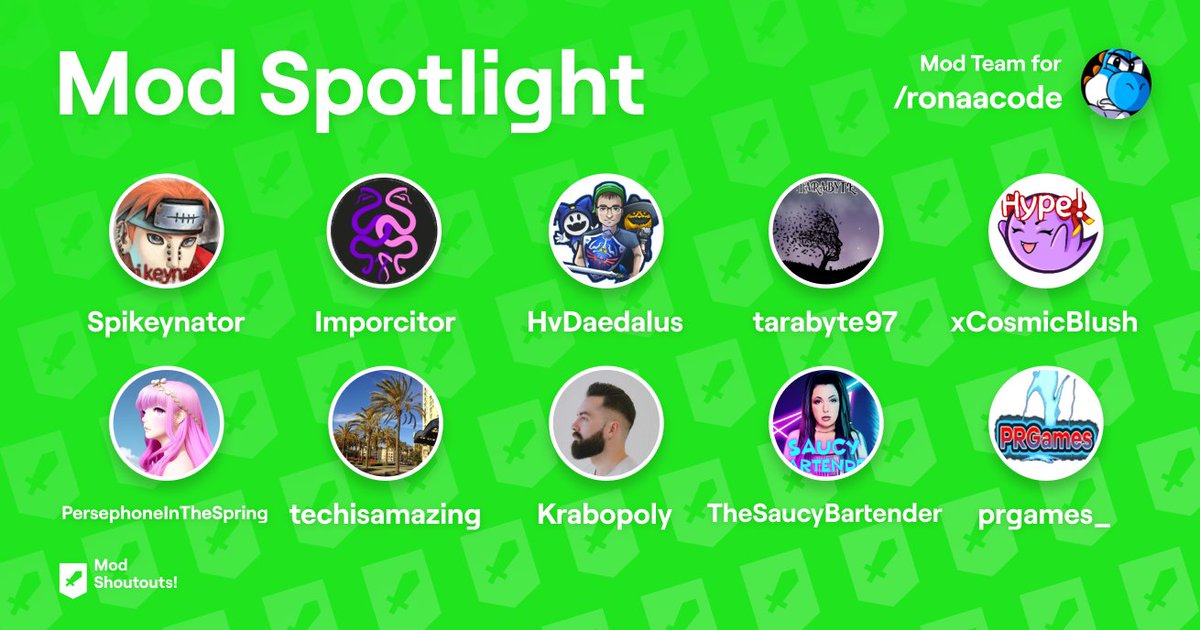 Grab Labs on Twitter: "⭐️MOD SPOTLIGHT⭐️ This week’s Mod Spotlight is on Mod Shoutouts! user ...