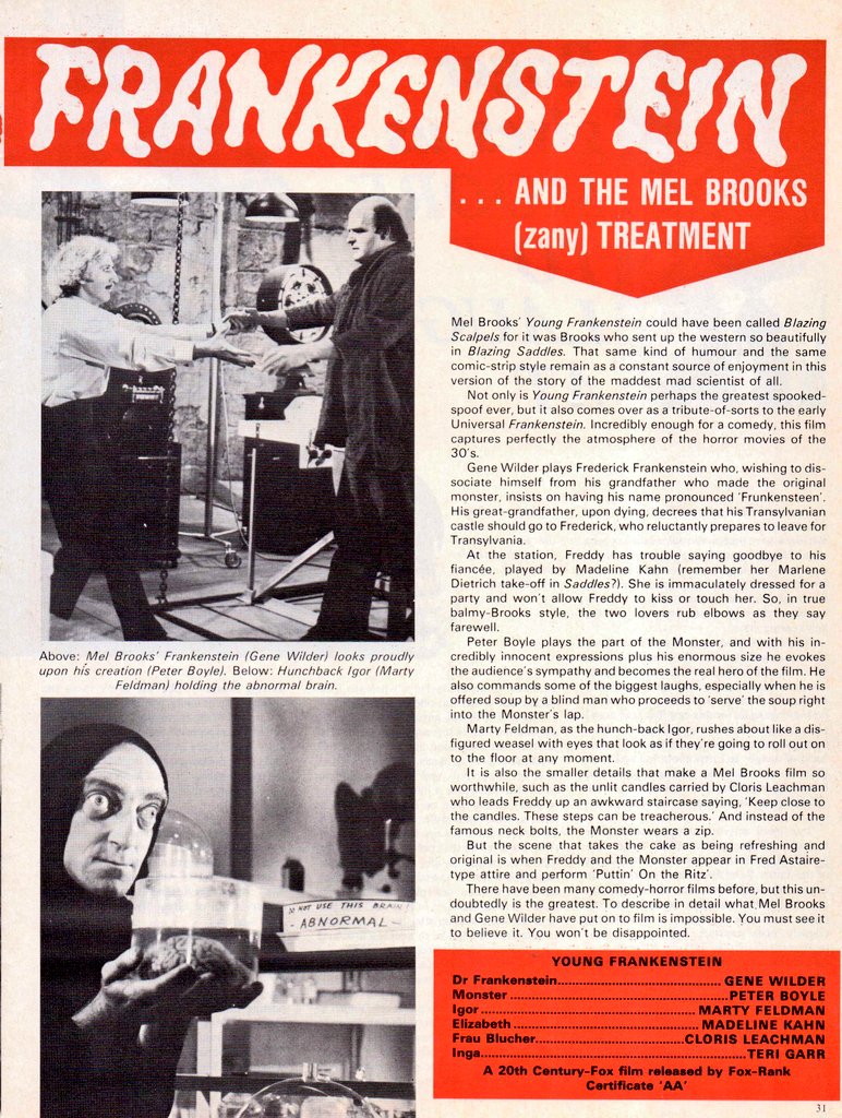 Graeme Wood On Twitter From May 1975 Film Review Monthly Features
