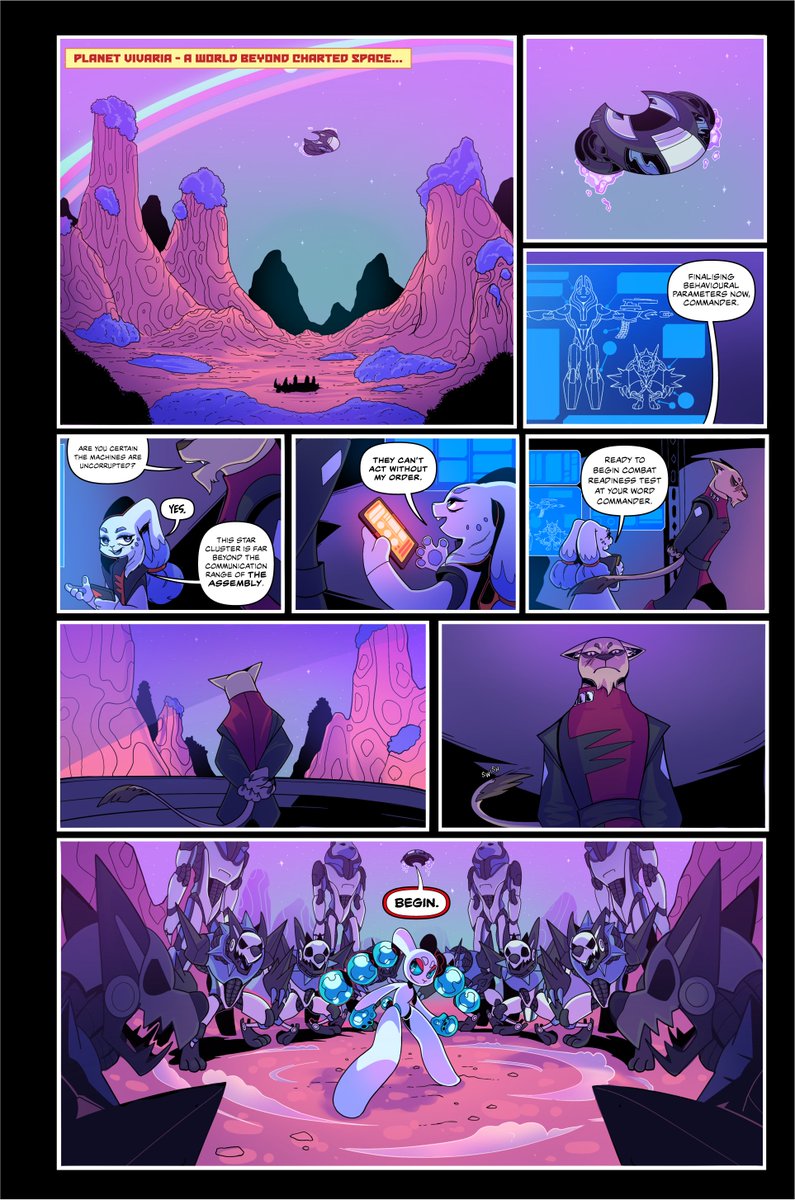 1/3) Zodiac Parade Sci-fi! Action! Drama! Bubble-eared bun」🌸Jelly🌸 commissions open!の漫画