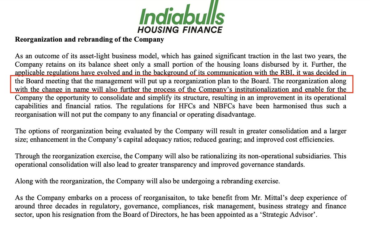 Beat The Street on Twitter: "Indiabulls Housing Finance to change the name of the company as a ...