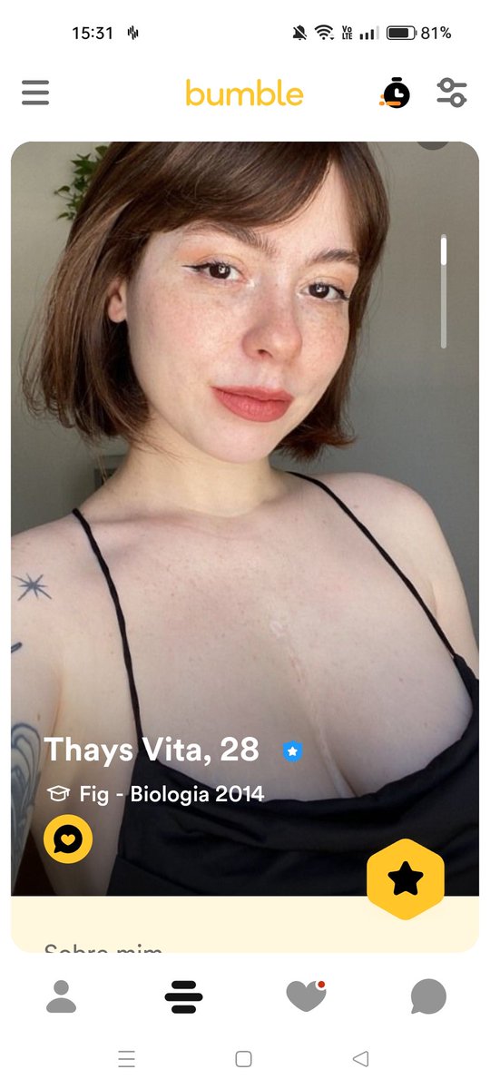 thays vita on Twitter: "fiz o bumble por causa de uma publi, minhas amigas que administravam e ...