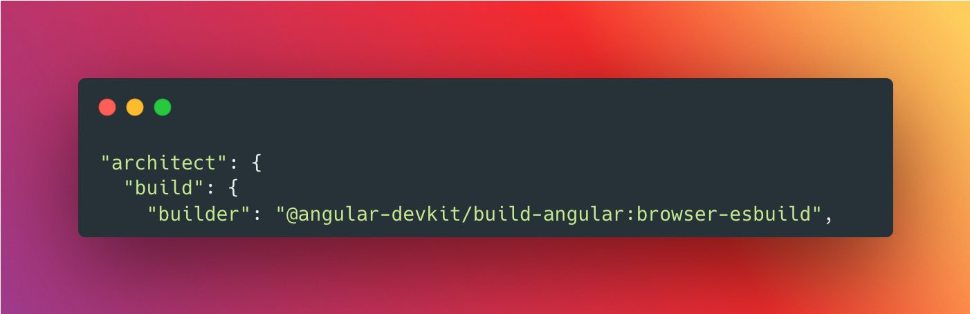 Angular on Twitter: "ESBuild + Vite? 👀 In `ng serve` we’re now using Vite for the development ...