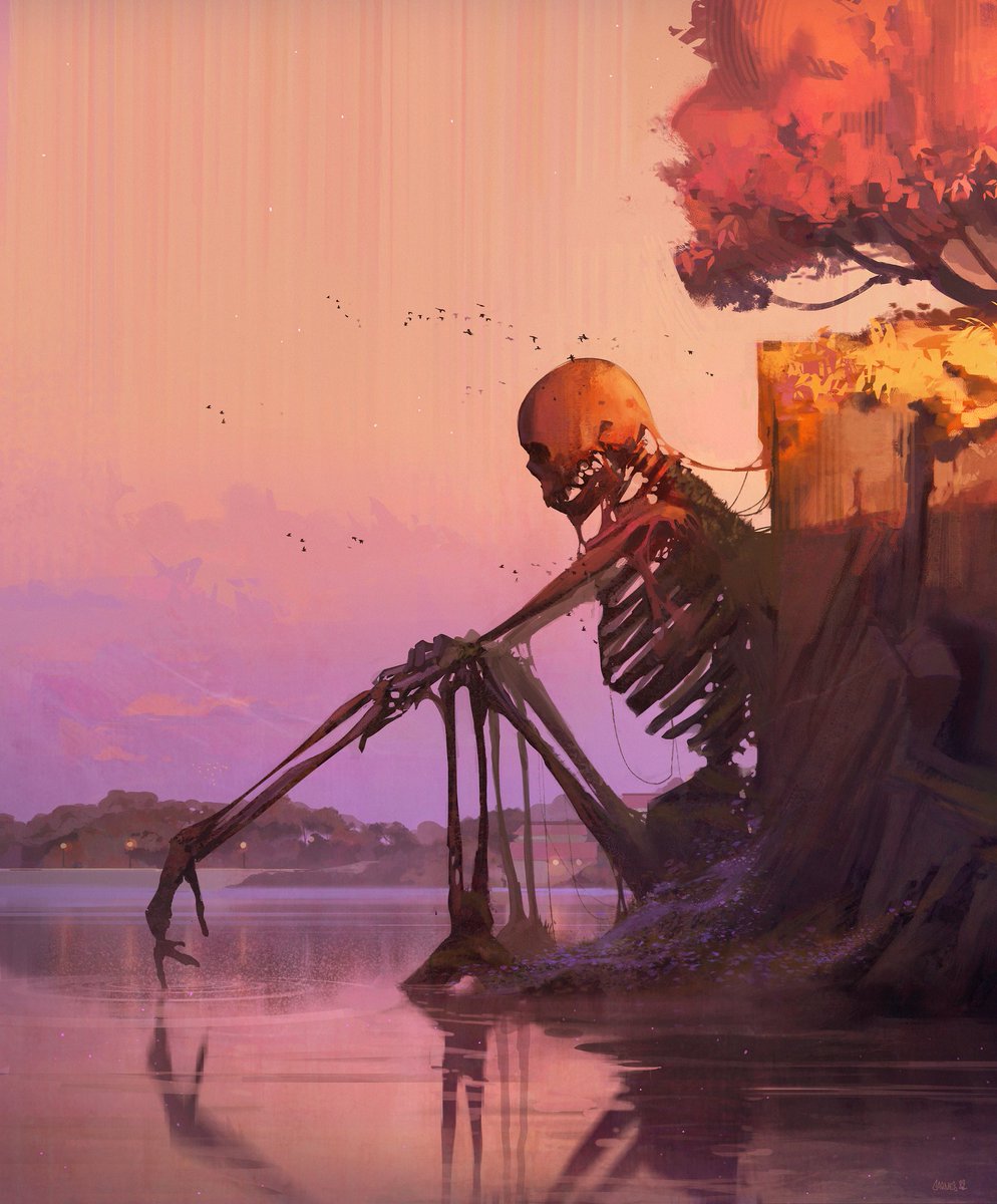 「Illustration | Skeleton 」|THE ART OF VIDEO GAMESのイラスト
