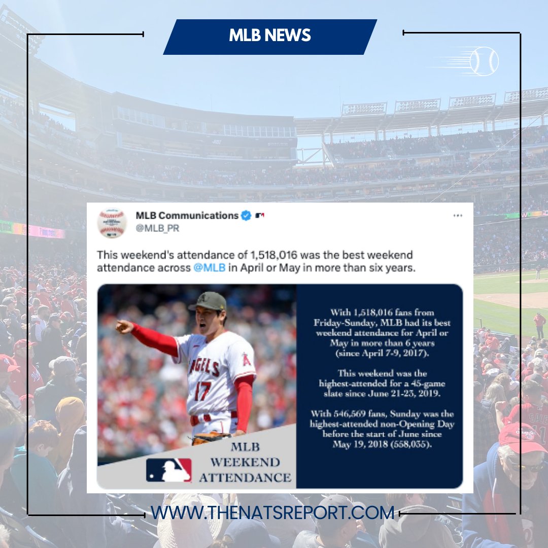 TheNatsReport ⚾ 🇺🇸 on Twitter: "Not a bad weekend for #Baseball @MLB | @MLB_PR #mlb"