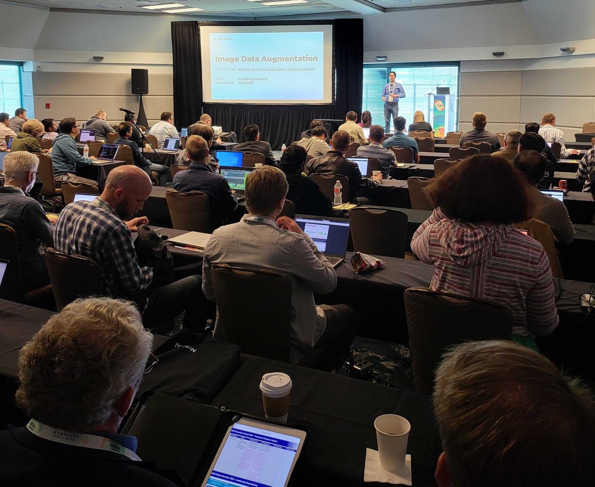 Edge Impulse on Twitter: "It's a full house for @ShawnHymel and @jennymplunkett's ...