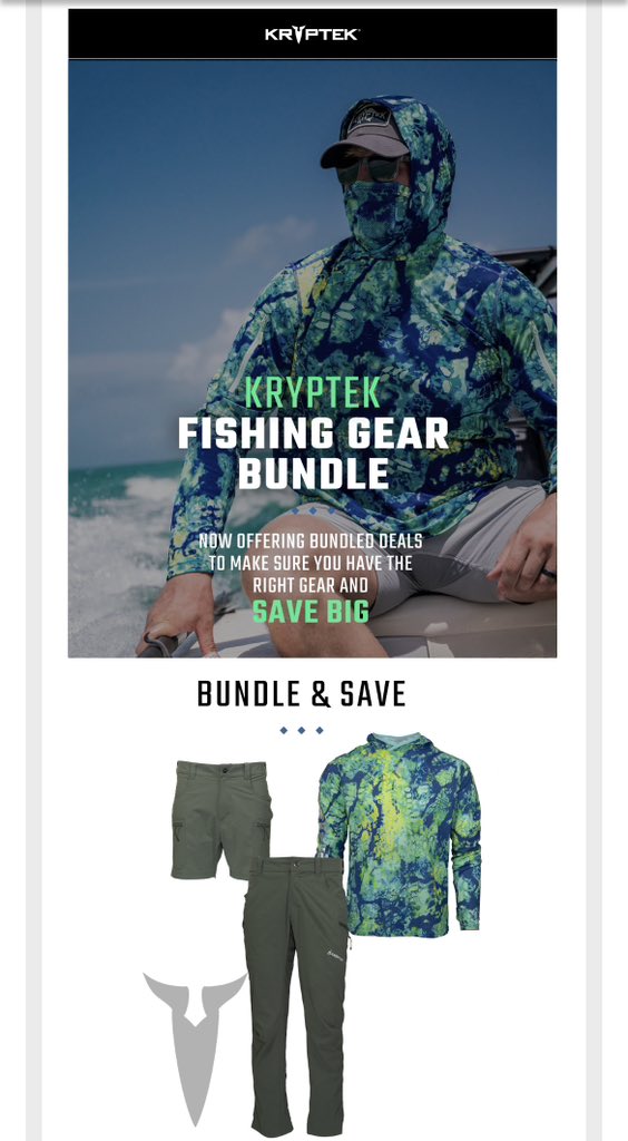 Jana Waller on Twitter: "Now’s the time for @kryptek fishing bundles!"
