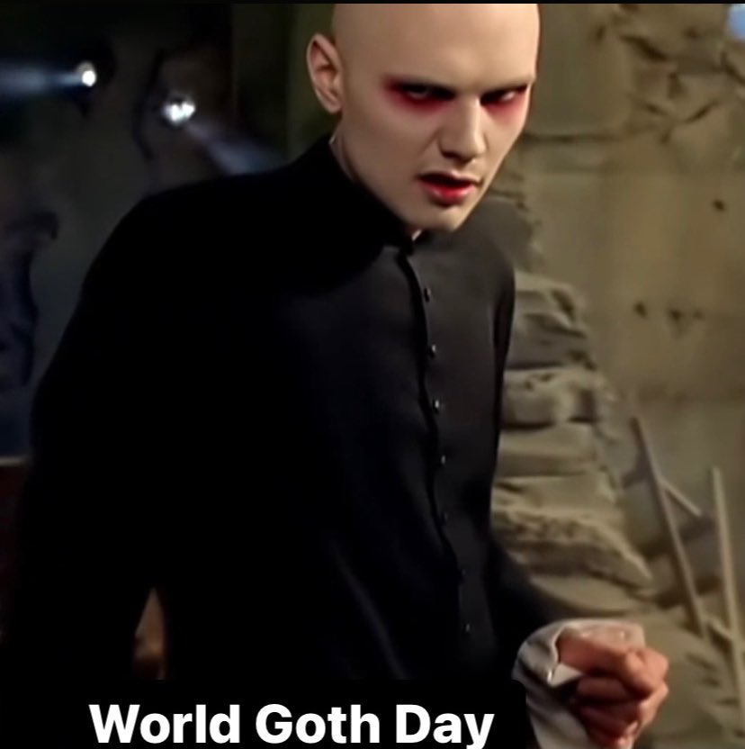 William Patrick Corgan on Twitter: "Someone told me it’s World Goth Day"