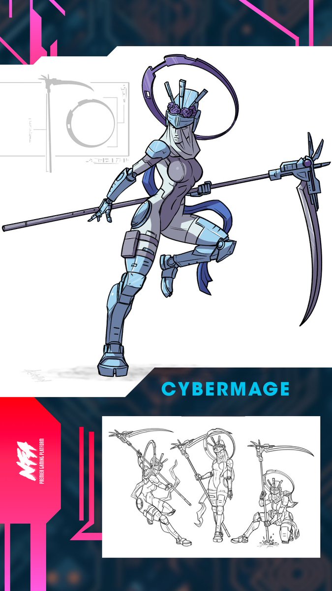 Non Fungible Arcade on Twitter: "KNOW YOUR FACTIONS: Class: Cybermage Rarity Level: Legendary ...