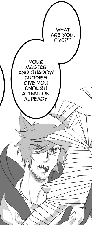 Vastayan beef gets annoyed by bratty shadow man New comic p」Wolfarts ...