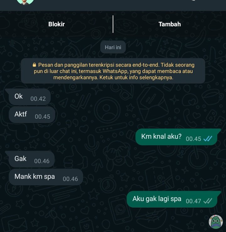 Tanyarl ㅡ 🚫 REP OOT/LINK AFF/JUALAN on Twitter: "💚 gatau siapa tetiba ngechat"