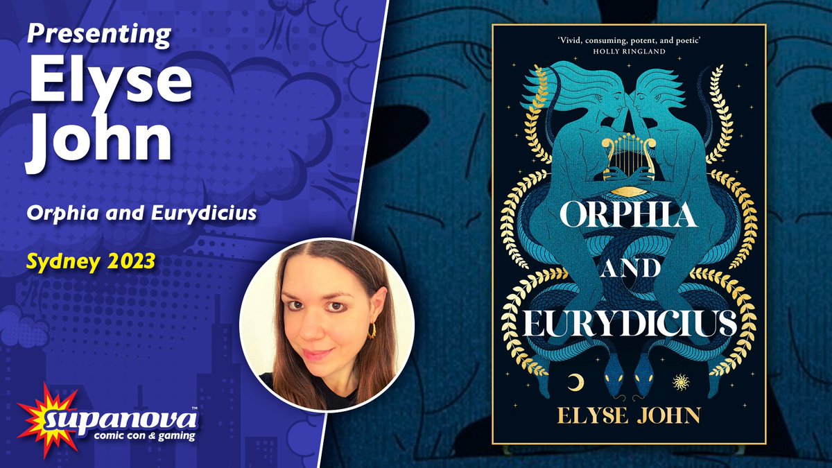 Supanova Comic Con & Gaming on Twitter: "Literary lovers will not want to miss @elysejohnbooks ...