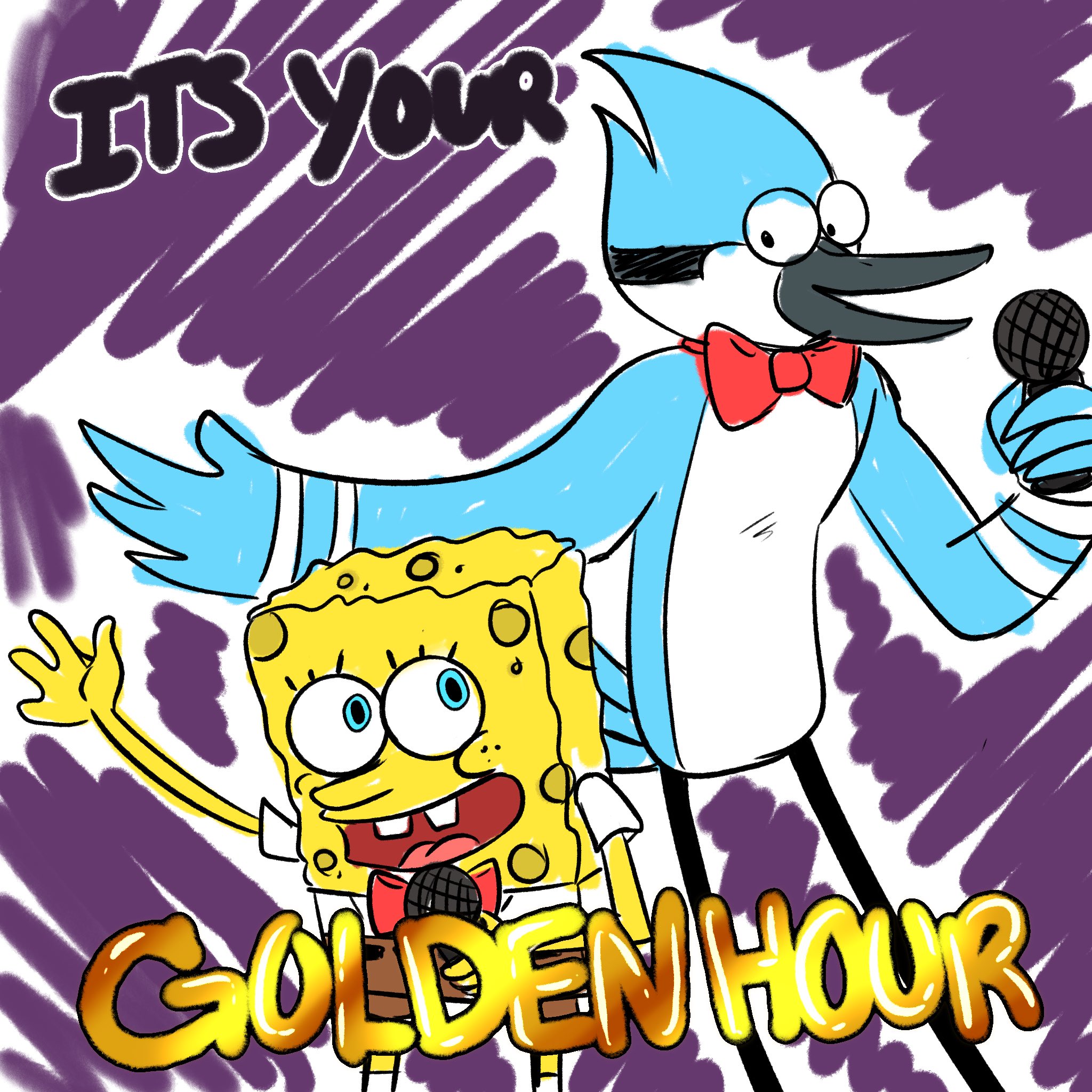 Spongebob Meets Regular Show
