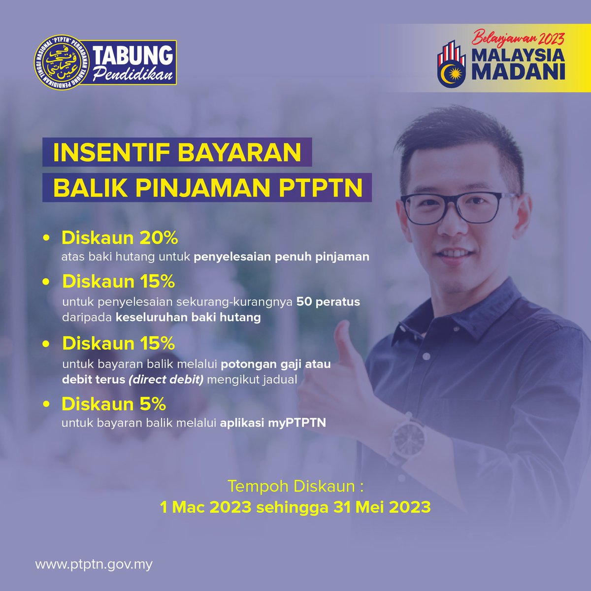 BERNAMA on Twitter: "Jangan lepaskan peluang untuk menikmati diskaun bayaran balik pinjaman ...