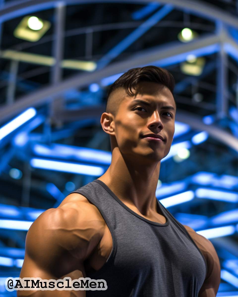 AI Muscle Men on Twitter: "The future is full of muscle. ID 04734223 #aimusclemen #futuremuscle ...