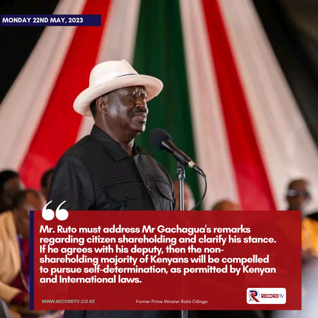 Daniel Ke™ on Twitter: "Rigathi Gachagua has become a disgrace to the nation. It's high time ...