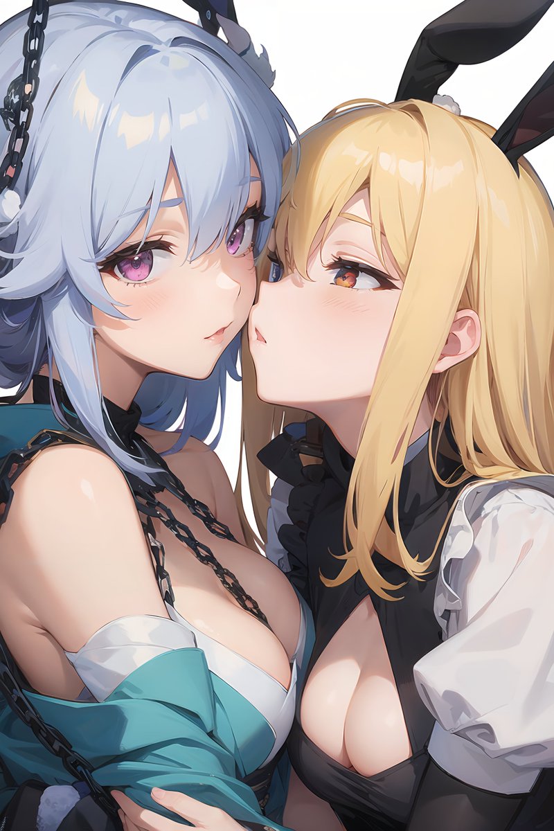 ricotte on Twitter: "kimono chain × bunny maid https://pixiv.net/users/88863717 | ricotte #AI ...