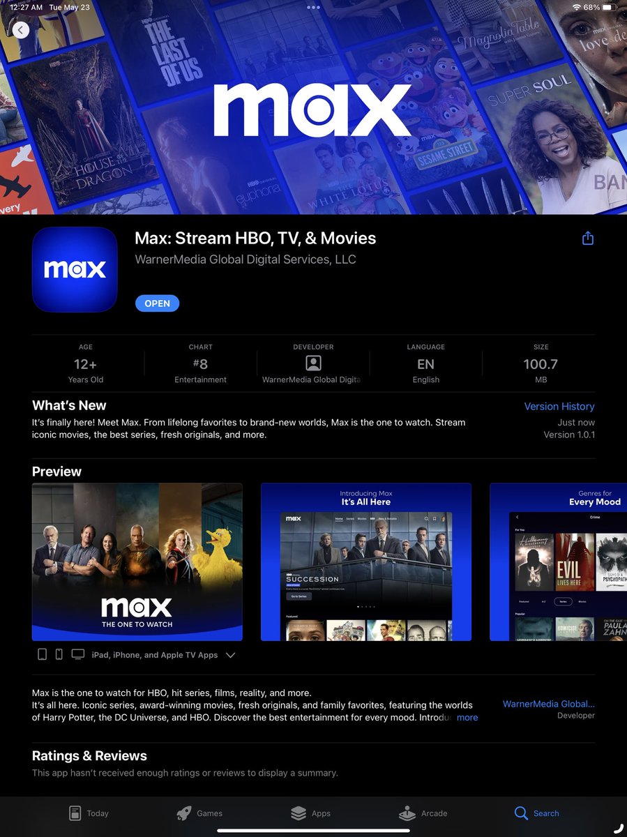 Cat Noir PUR 🐾 on Twitter: "RIP @HBOMAX Hola @StreamOnMAX Ya no es la misma app. No es un update ...