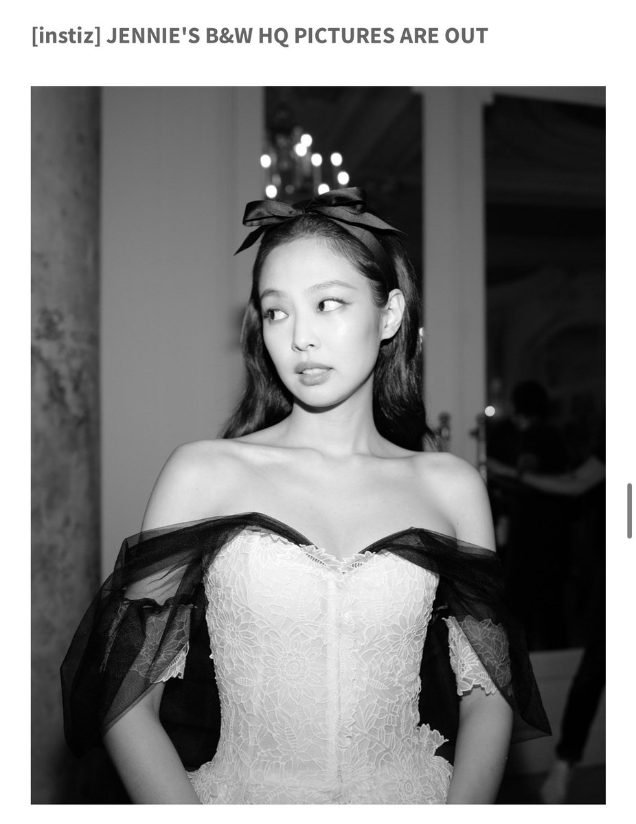 notpannchoa on Twitter: "[instiz] JENNIE'S B&W HQ PICTURES ARE OUT"