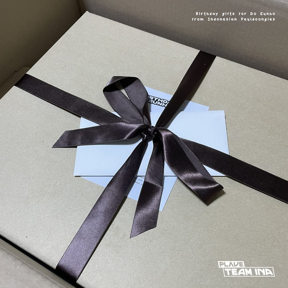 PLAVE TEAM INA on Twitter: "🐺 Birthday Gifts for Do Eunho ️ We've sent gifts to celebrate Eunho ...