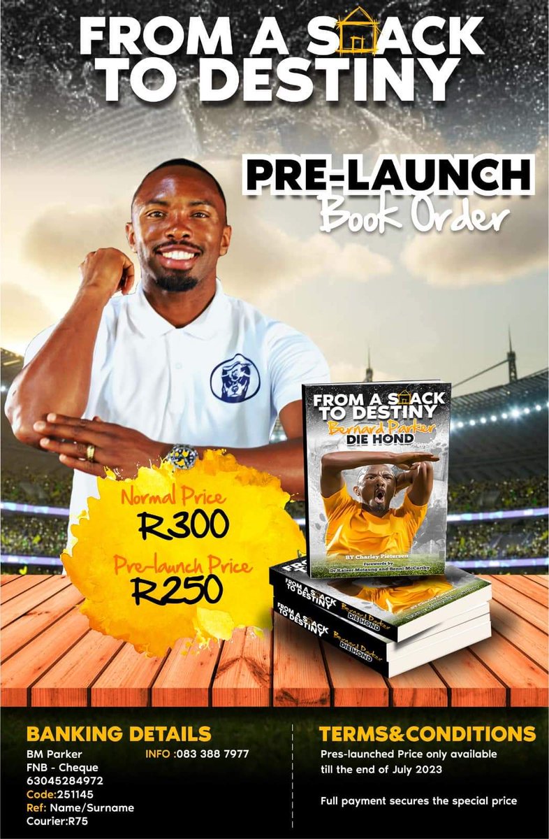 #UNPLAYABLE on Twitter: "𝗣𝗔𝗥𝗞𝗘𝗥 𝗣𝗘𝗡𝗦 𝗔 𝗕𝗢𝗢𝗞 TS Galaxy forward Bernard Parker has written a book ...