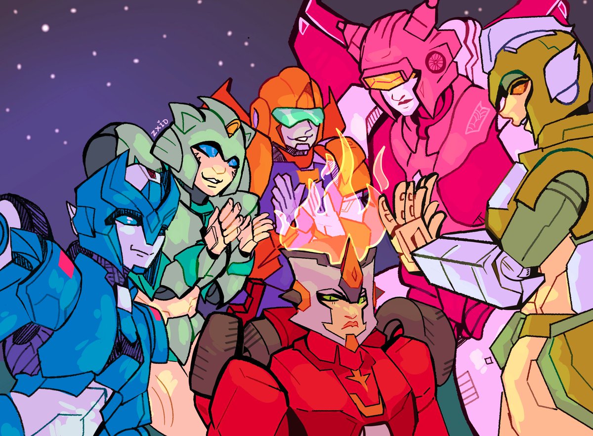 「Chromia, Moonracer, Lancer, Elita One, G」|zaeed 🇦🇷のイラスト