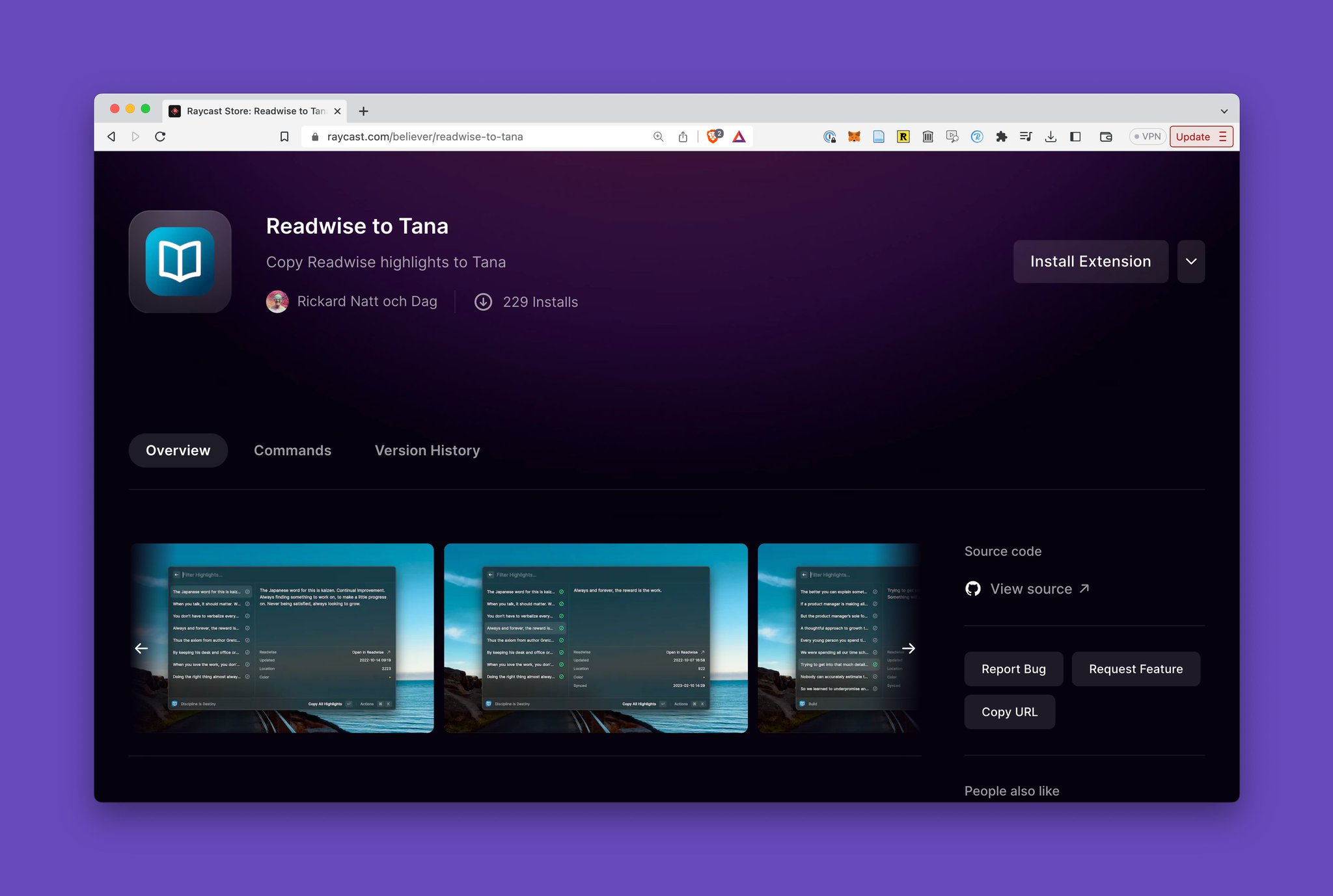 CortexFutura on Twitter: "Getting Readwise into Tana – with Raycaster! I do most of my reading ...