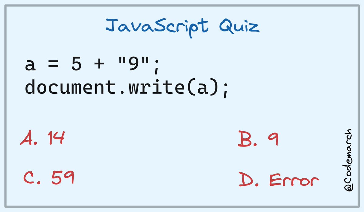 codemarch on Twitter: "Guess the Output👇🏻"