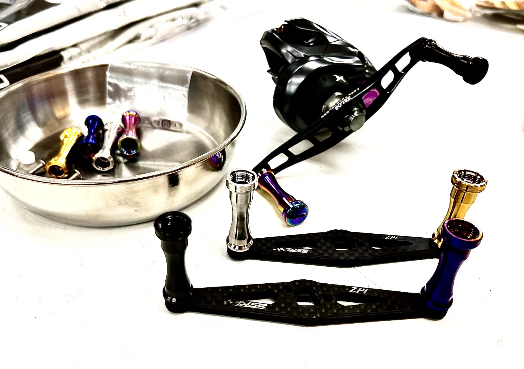 ZPI JAPAN on Twitter: "試作 マシンカットチタンノブ ZELOS MCK 64T 装着確認Photo スピニングにも装着可能な DS共用タイプ #zpi #zelos # ...