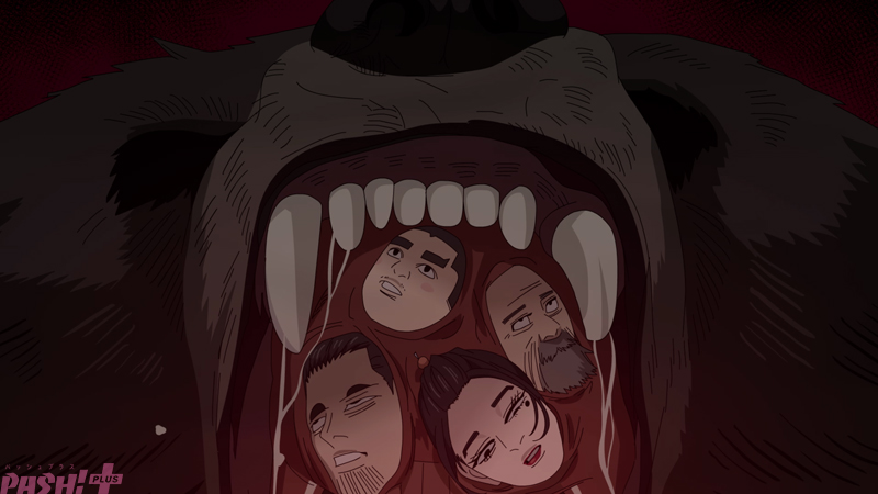 PASH!編集部 on Twitter: "【PASH! PLUS】絵面が完全にホラー……！ 『ゴールデンカムイ』のショートアニメ『ゴールデン道画劇場』“ヒグマ男がやってくる編”が公開 ...