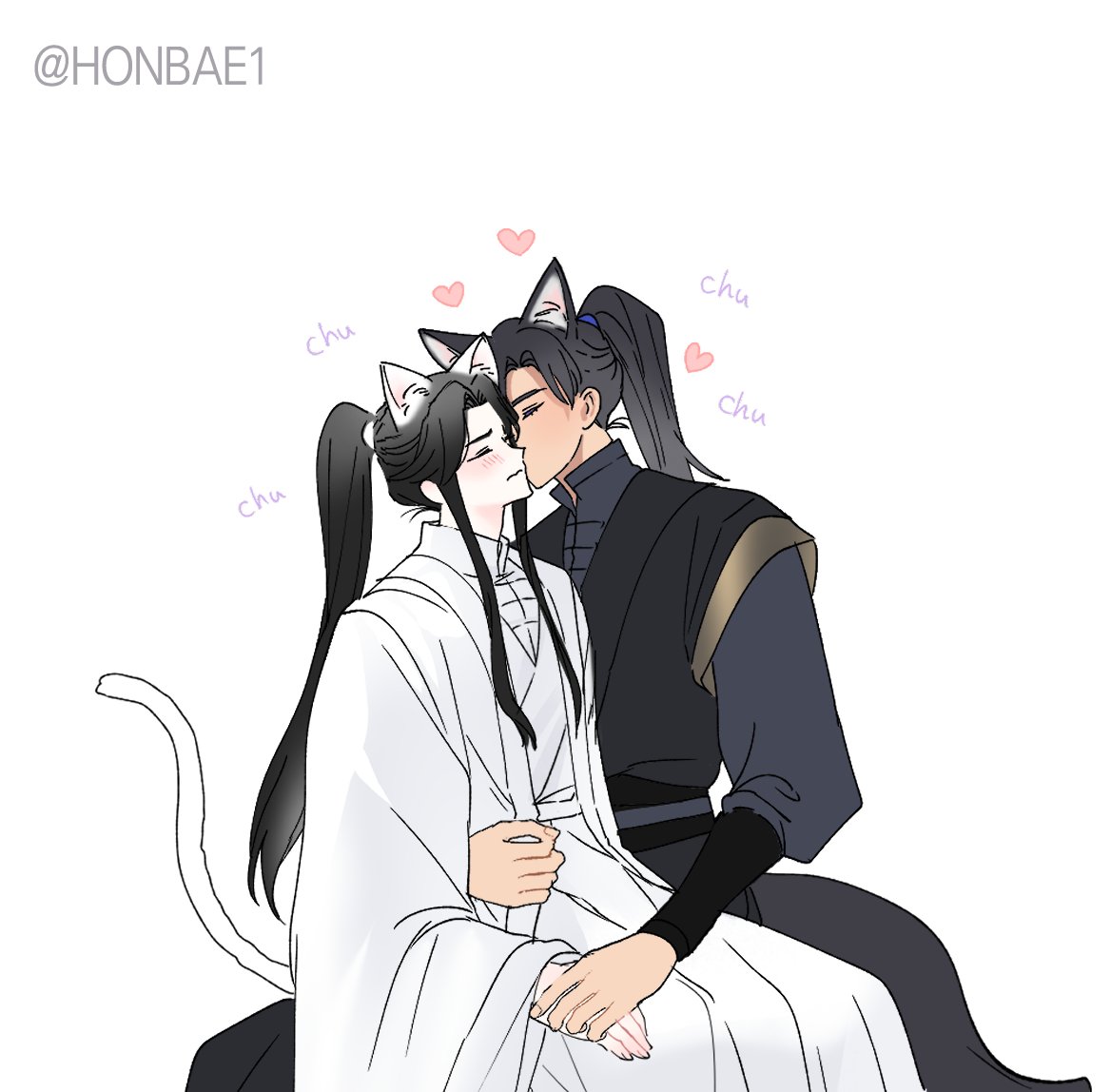 HONBAE on Twitter: "#2ha #二哈和他的白猫师尊"