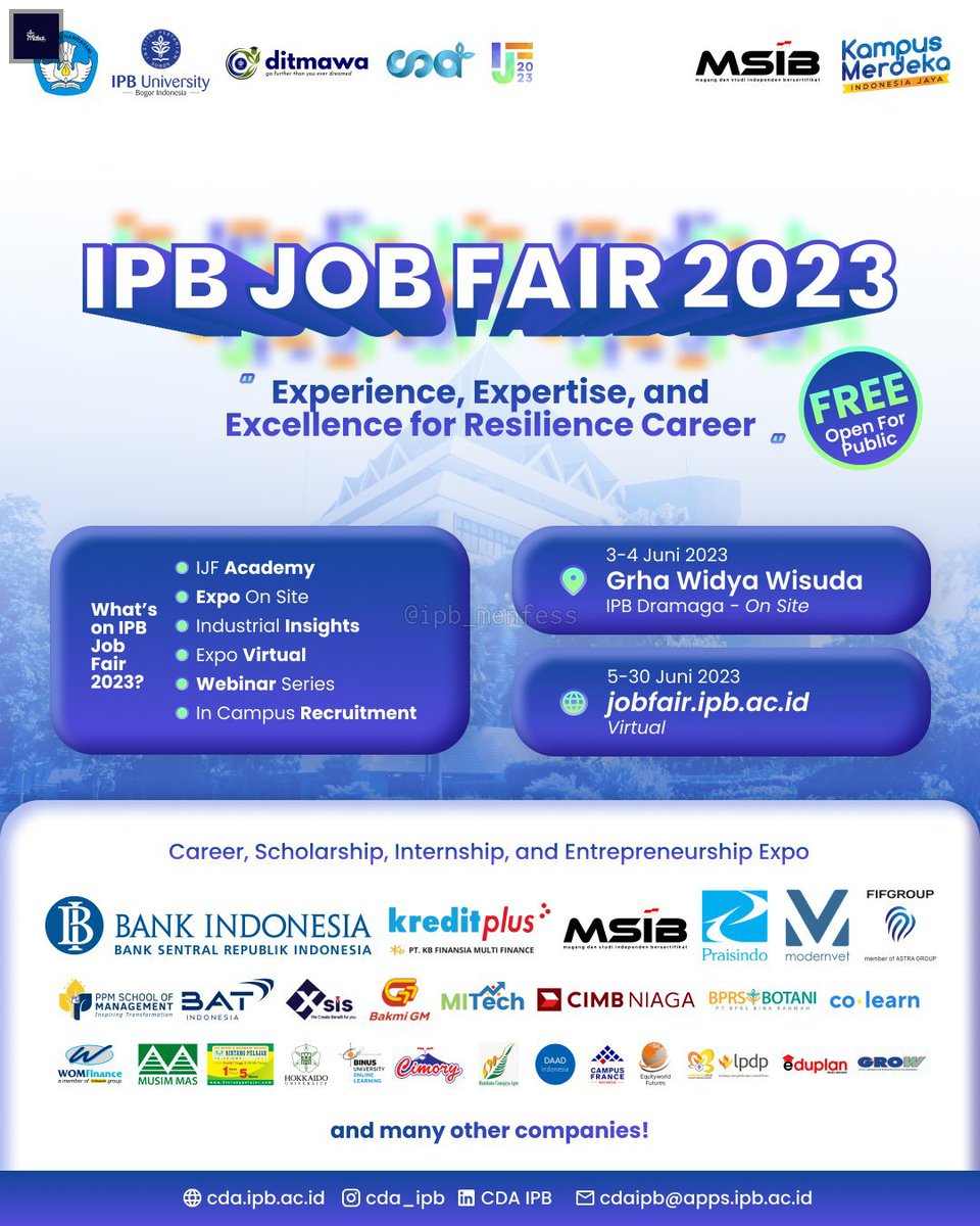 DRAFT IPB on Twitter: "eh punten ini serius MSIB dateng ke ipb job fair??"