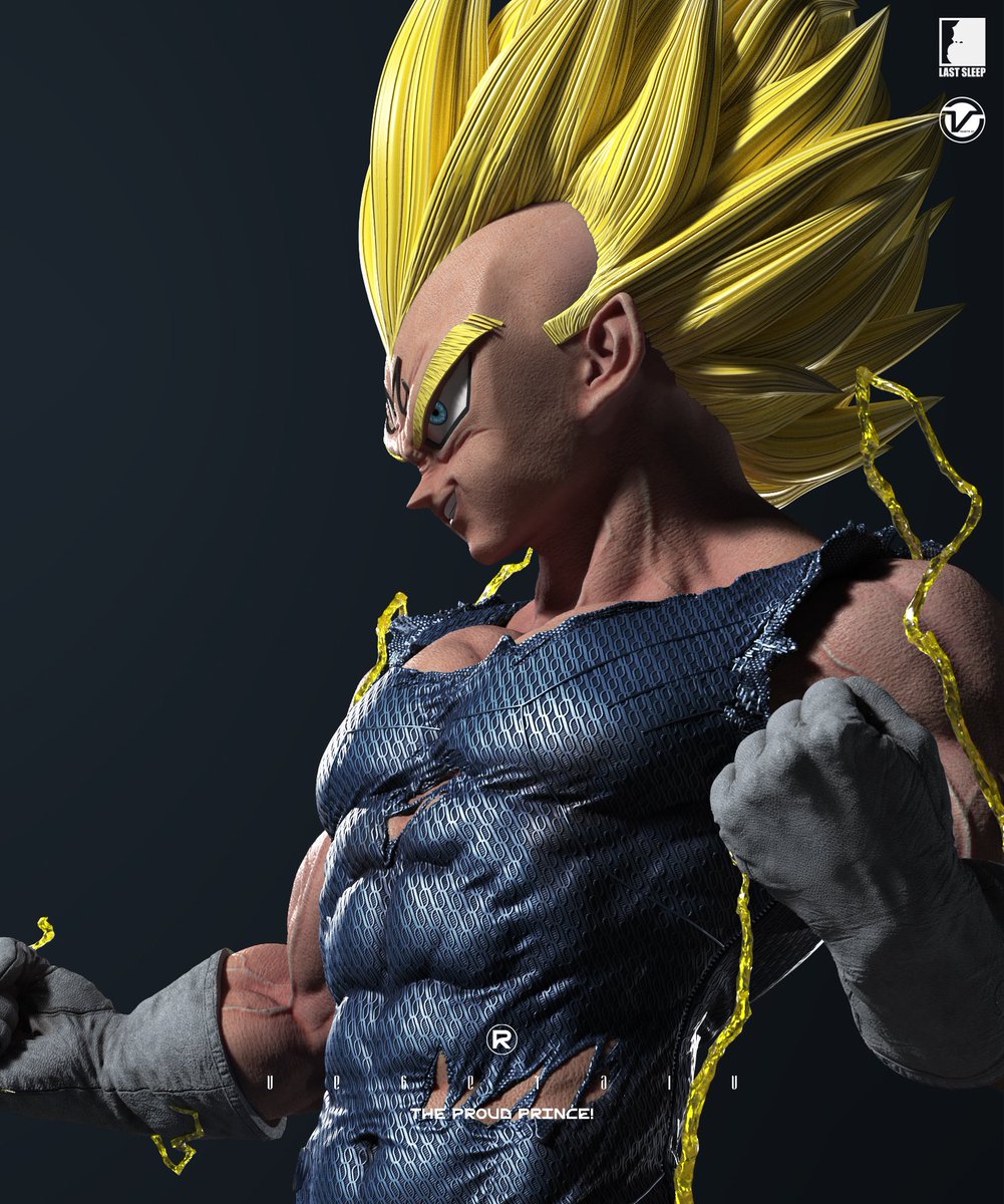 HHamajippa on Twitter: "Last Sleep Studio LS Majin Vegeta 1/6 1/4 这是仿真效果的，涂装风格都不一样，"