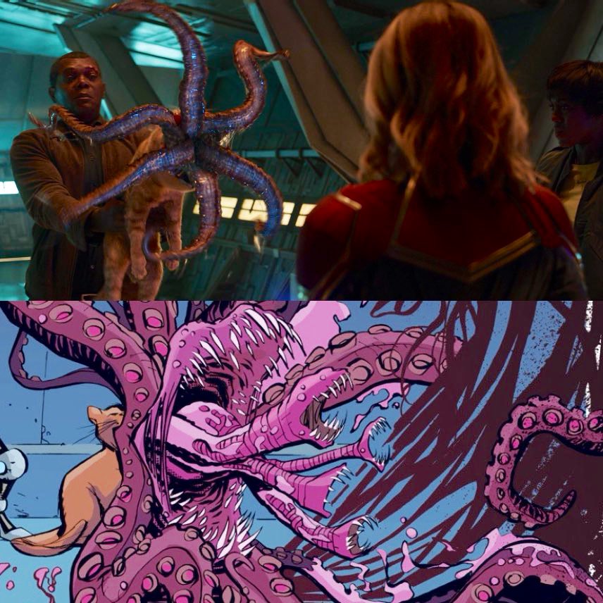 Captain Marvel News On Twitter Good Girl Goose The Flerken Cat And
