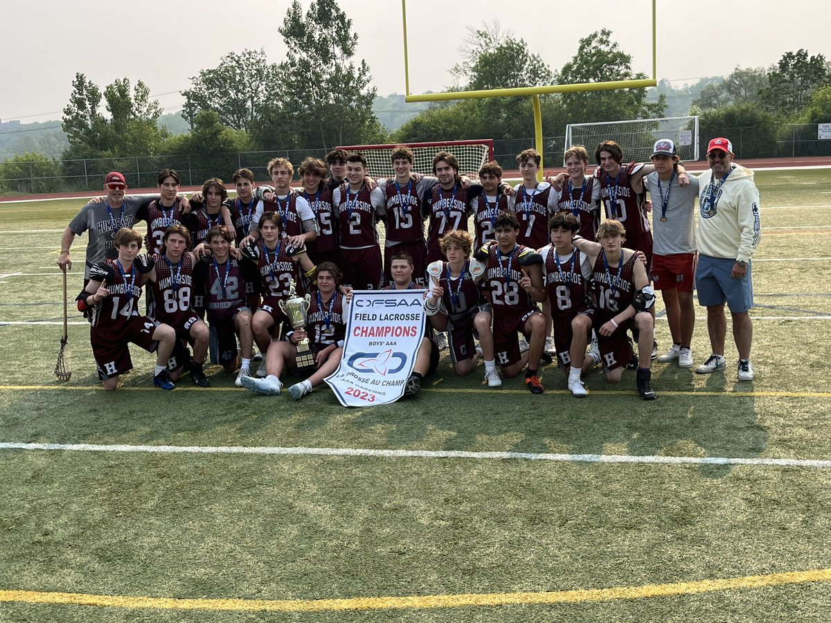 Greg on Twitter: "Congratulations to Humberside Huskies On back to back #OFSSA lacrosse wins ...