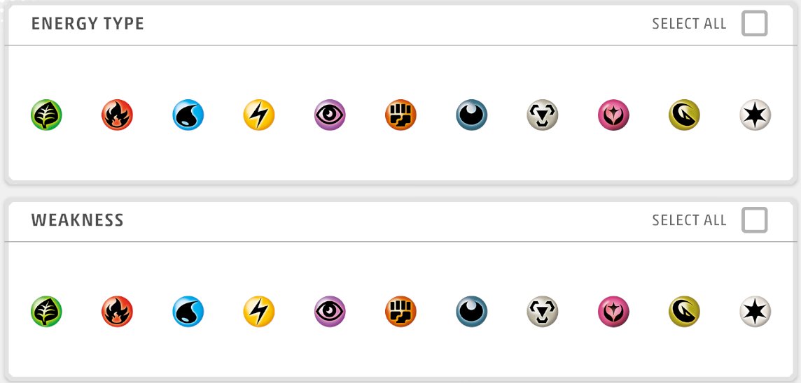 Pokemon Energy Symbols