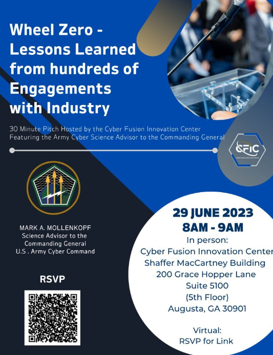 Army Cyber Command On Twitter Join The Cyber Fusion Innovation Center