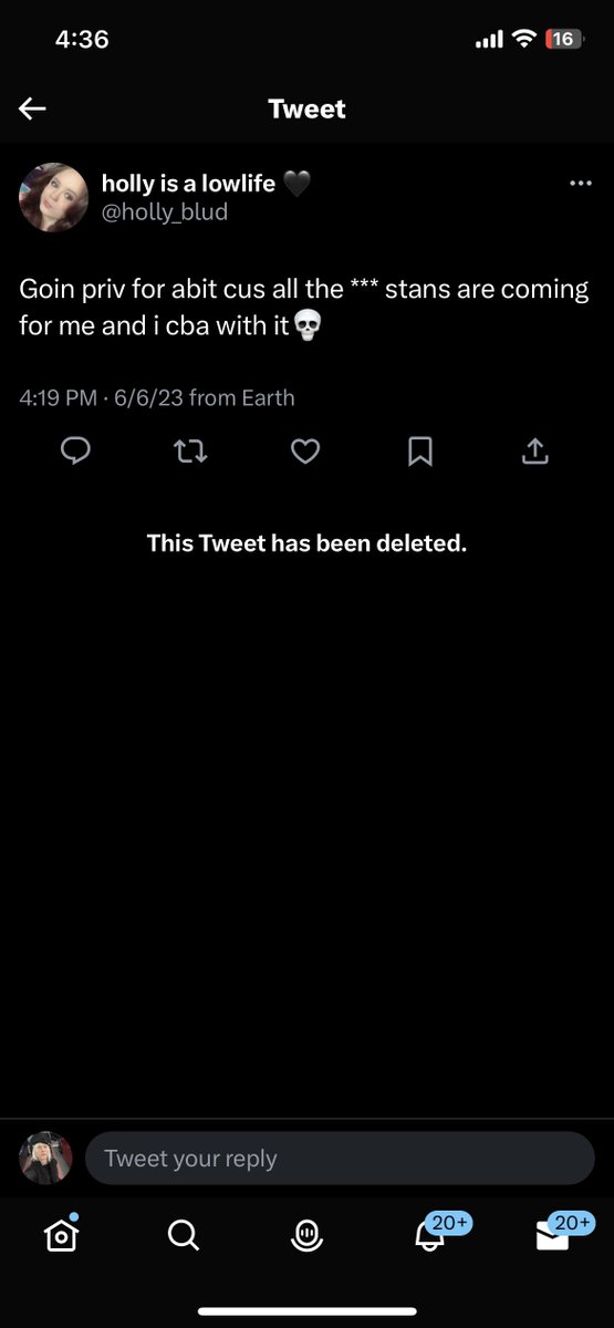 Jackie On Twitter Everyones Gangsta Until Its This Tweet Has Been