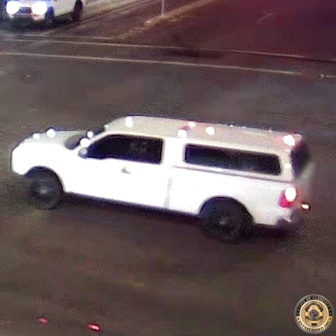 Glendale Police On Twitter This Is The Suspect Vehicle From A Fatal