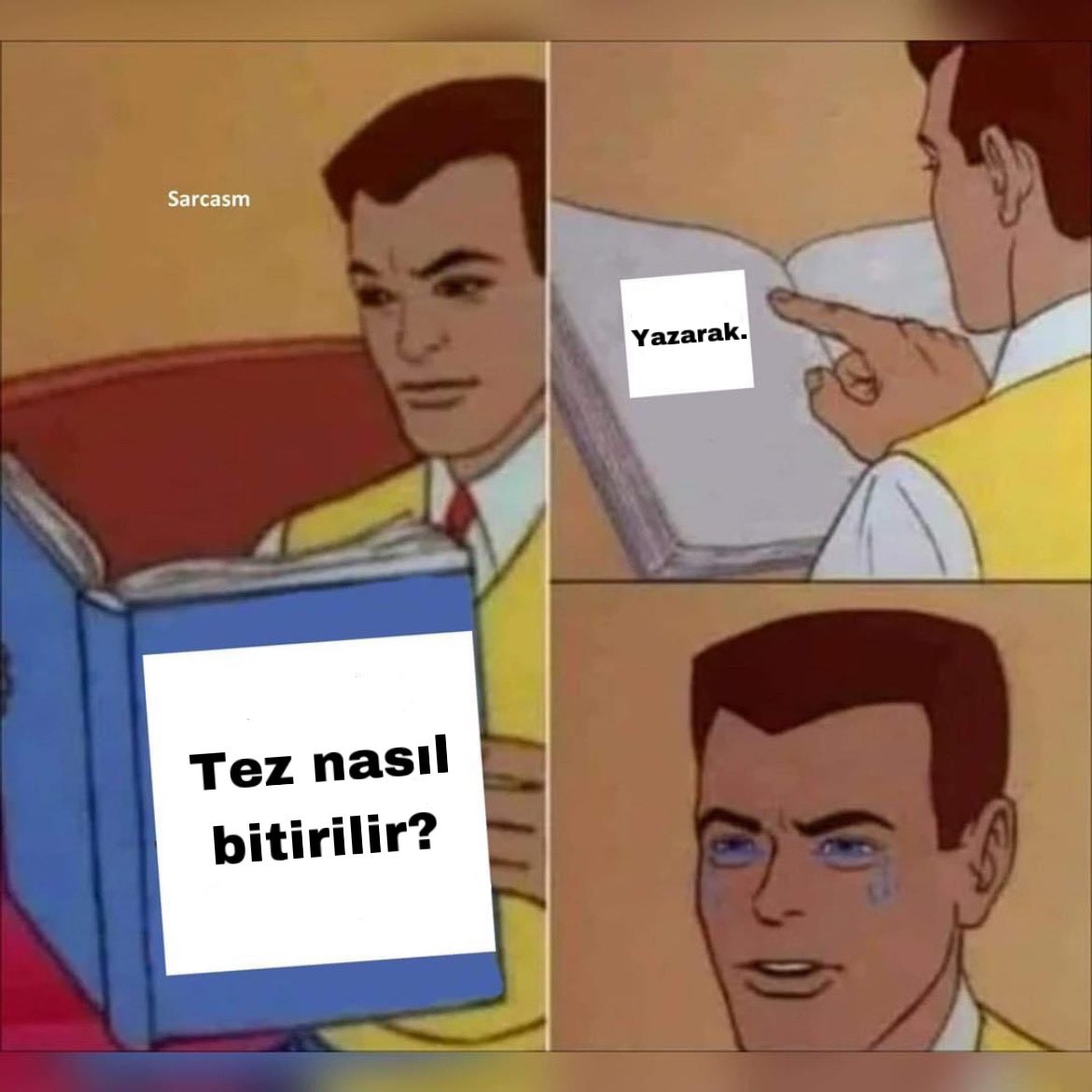 Guy Reading A Book Meme