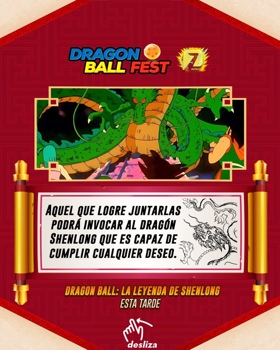 Azteca 7 on Twitter: "Este día en el #DragonBallFest tienes una misión, ¡reunir las siete ...